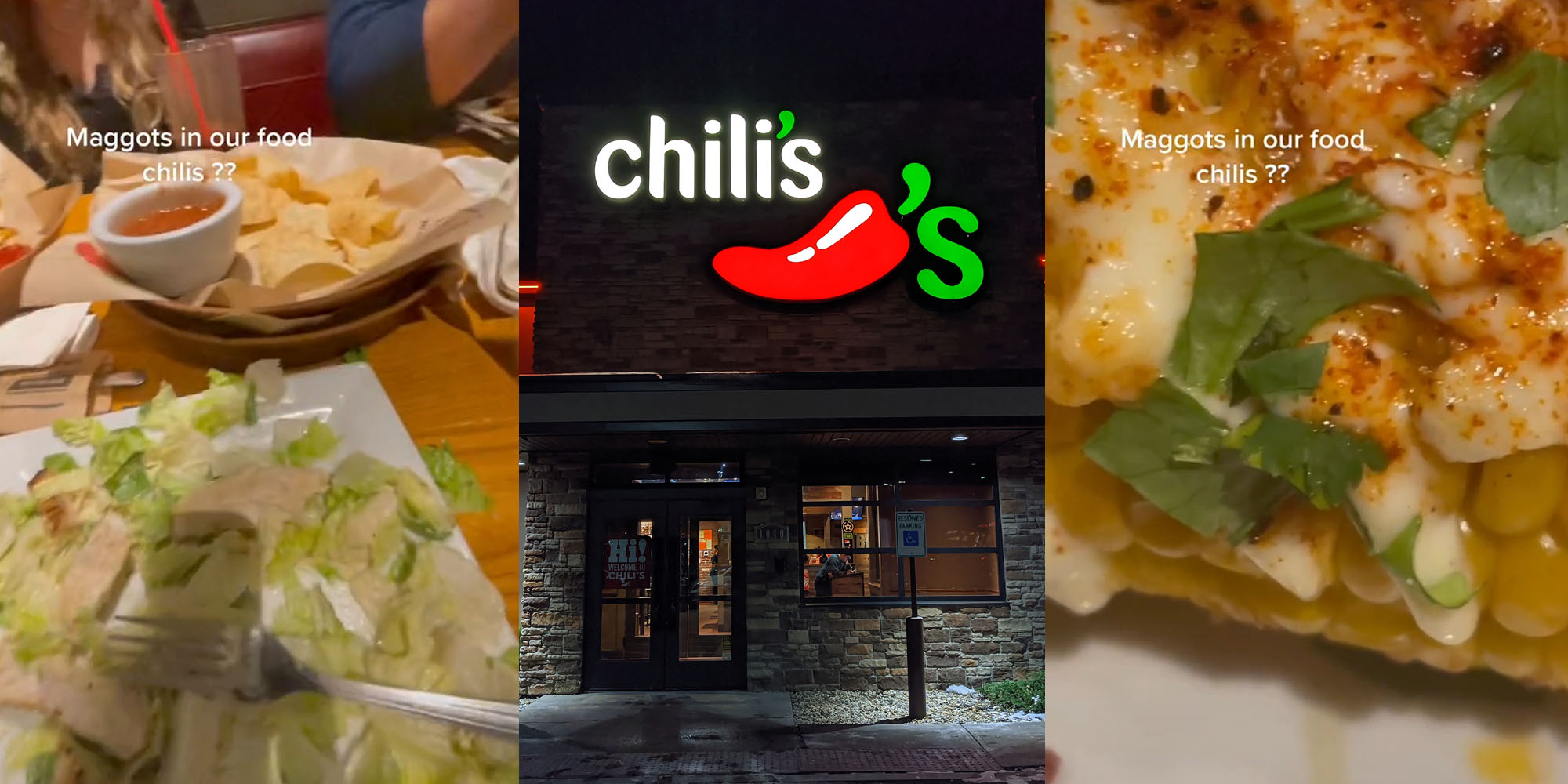 TikToker Allegedly Finds Maggot in Their Food at Chili’s Grill and Bar