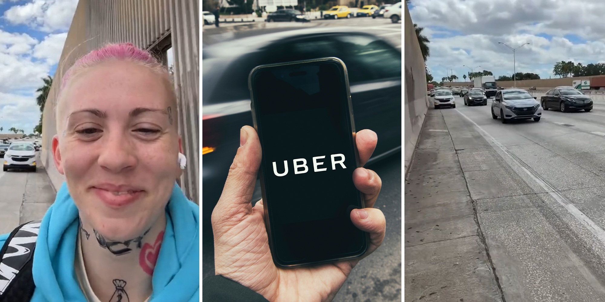 Uber Driver Runs Out of Gas With Passenger in Car