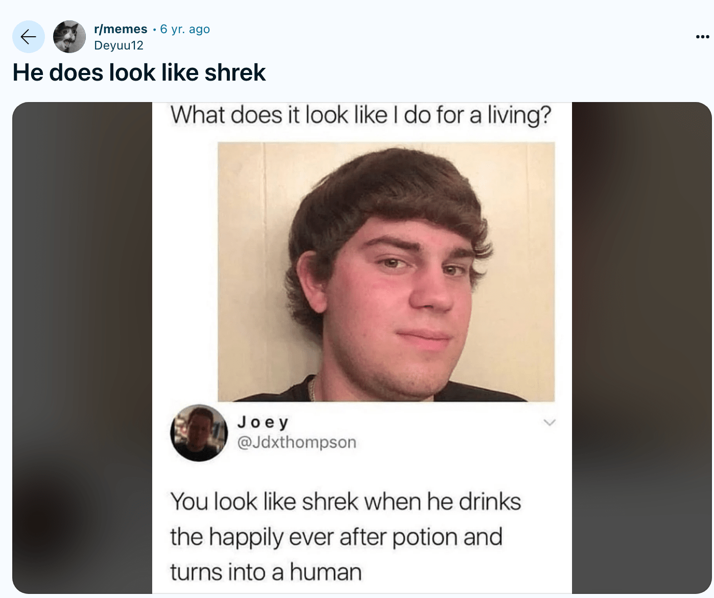 Human Shrek Is Too Beautiful For This World