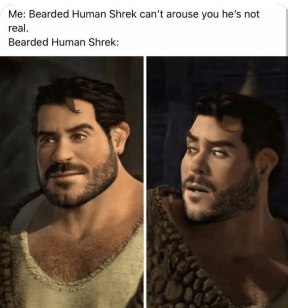 Human Shrek Is Too Beautiful For This World