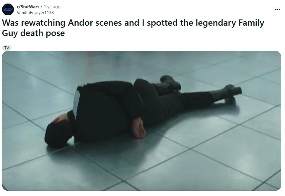 Family Guy Death Pose Meme, AKA Peter Falls Down The Stairs