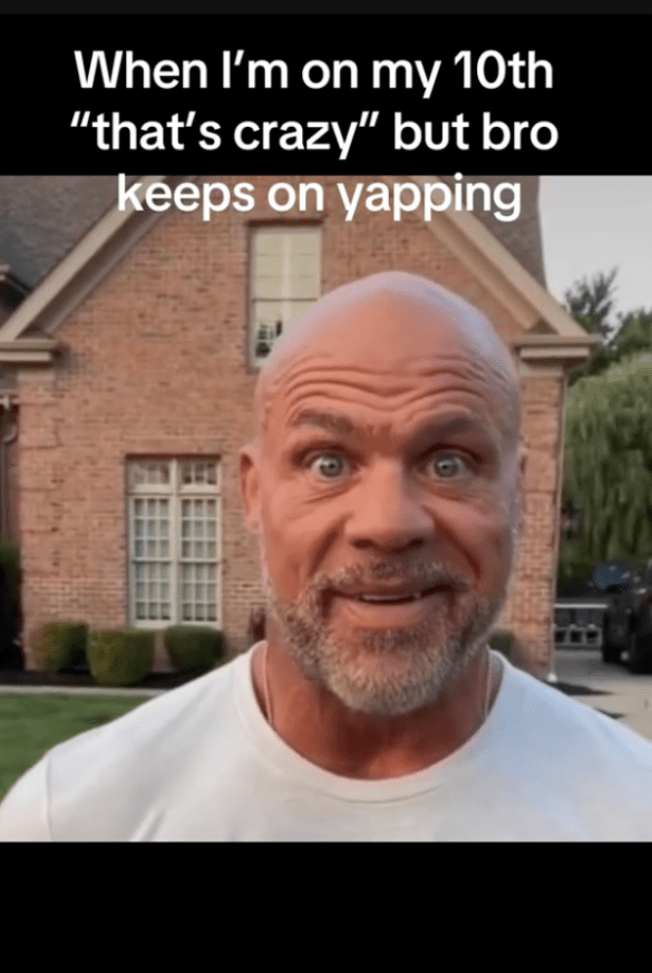Kurt Angle Meme, AKA Kurt Angle 1000-Yard Stare