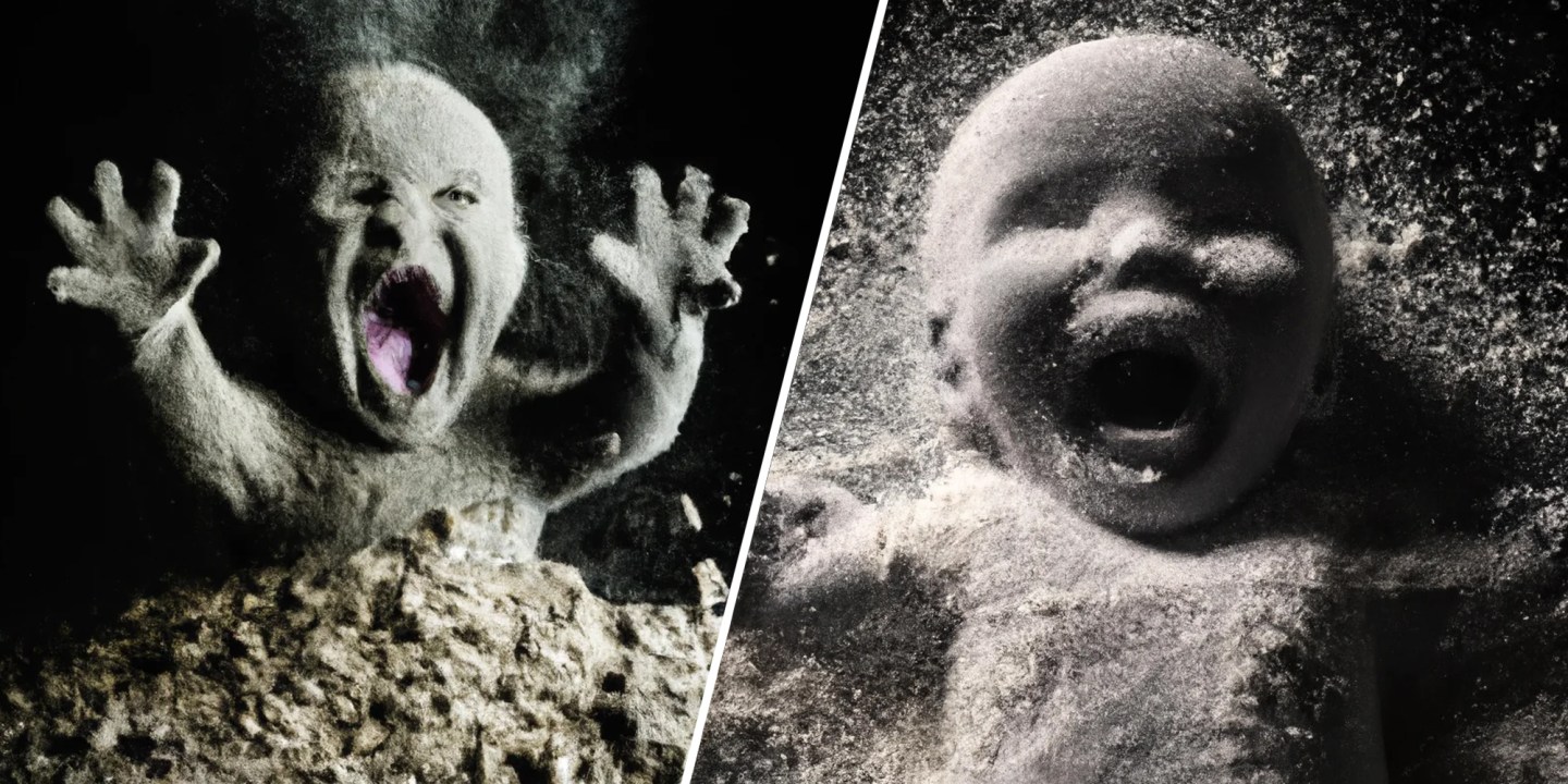 Ash Baby, AKA Screaming Baby Made Of Ash