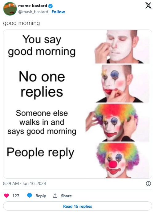 Putting On Clown Makeup Memes