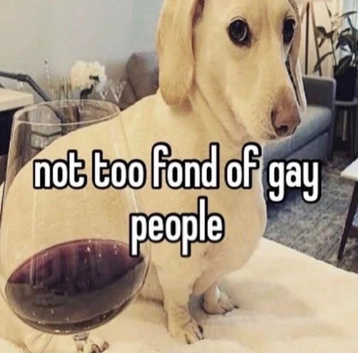 Homophobic Dog, AKA Whitney Chewston: A Gay Icon