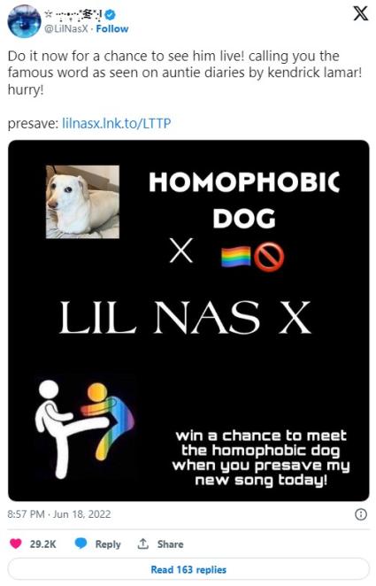 Homophobic Dog, AKA Whitney Chewston: A Gay Icon