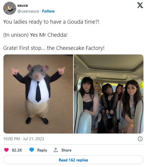 Mister Chedda: The Humble Origins Of The AI-Generated Mouse
