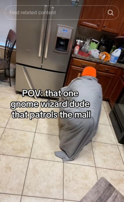 The Tiny Green Mall Wizard AKA Crawly