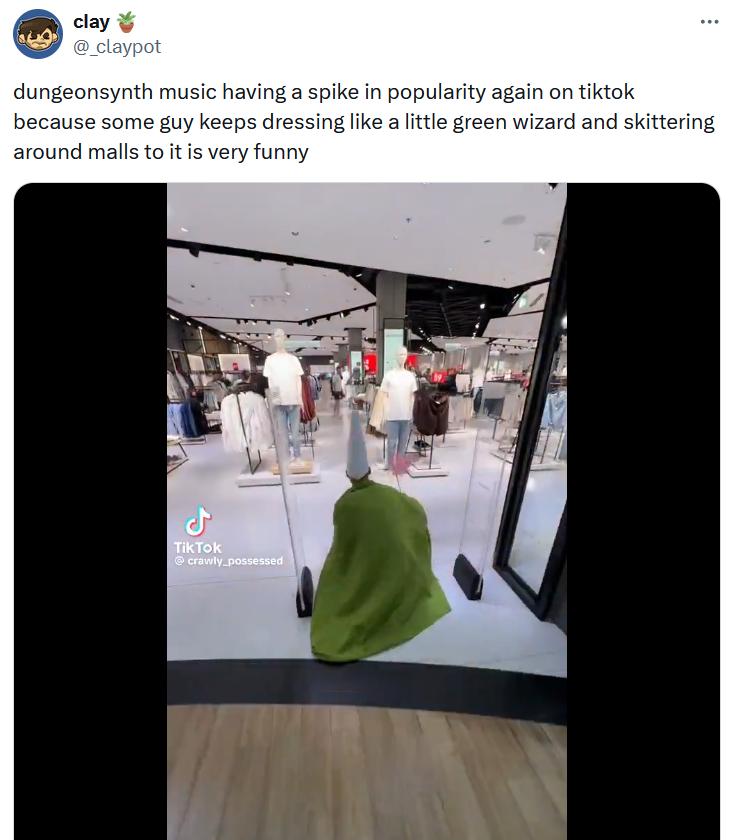 The Tiny Green Mall Wizard AKA Crawly