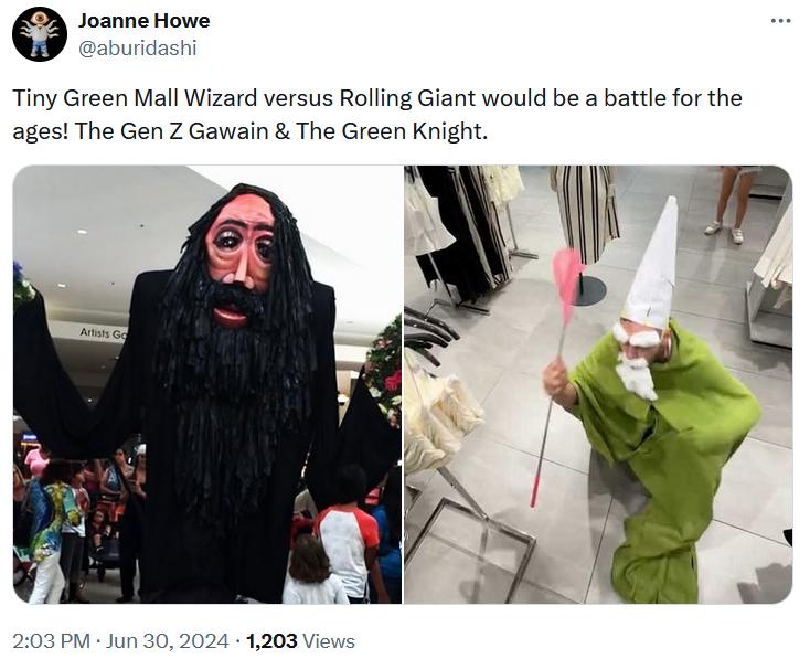 The Tiny Green Mall Wizard AKA Crawly