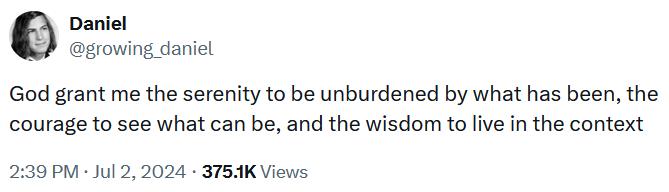 What Can Be, Unburdened By What Has Been: A Meme