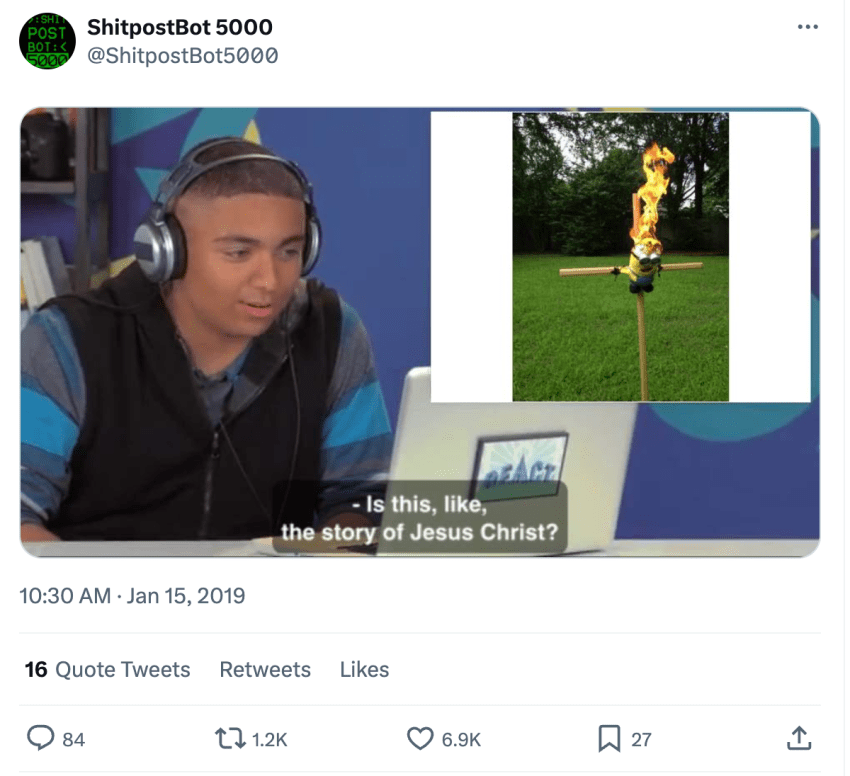 How The 'Crucified Minion' Became A TikTok Meme