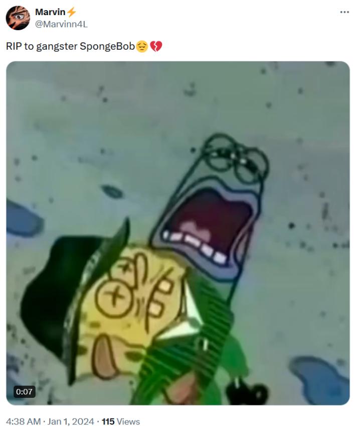 Gangster SpongeBob Memes For The Pure Of Heart