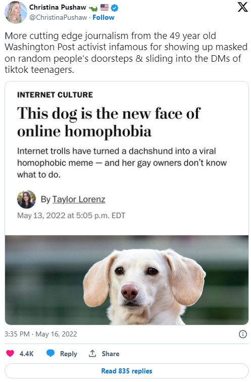 Homophobic Dog, AKA Whitney Chewston: A Gay Icon