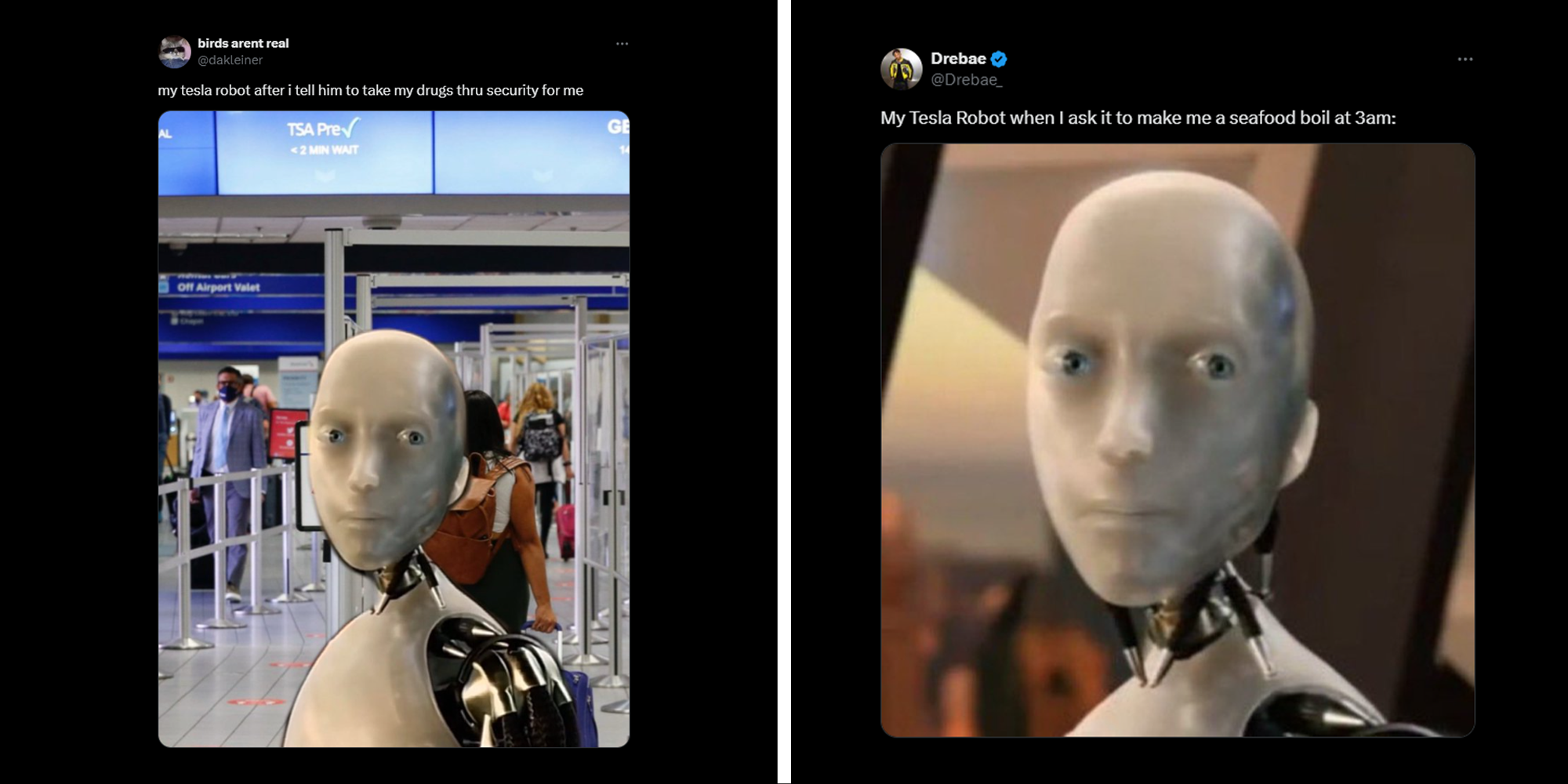 The Funniest 'My Tesla Robot' Memes