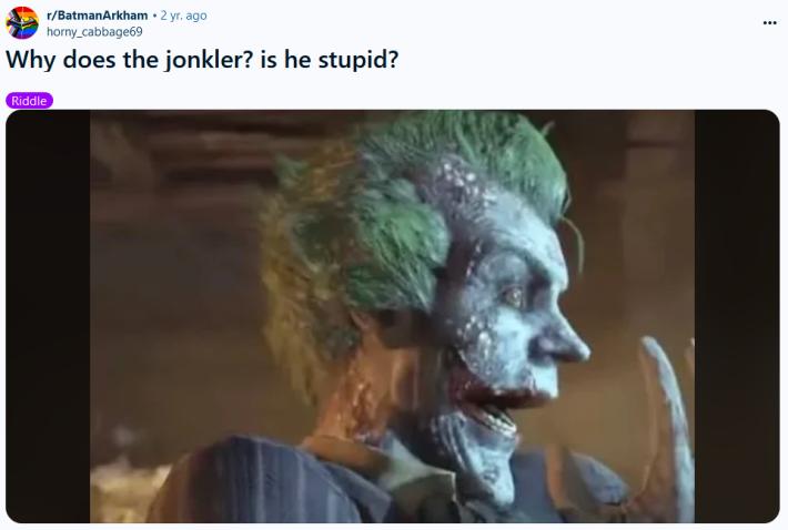 In addition to spelling his name wrong, this gag makes use of the ...