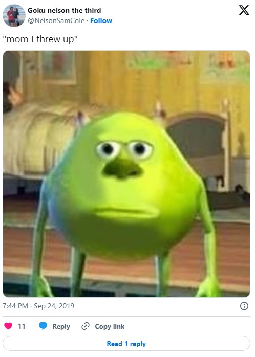 The 'Mom I Threw Up' Meme And Its Many Variations