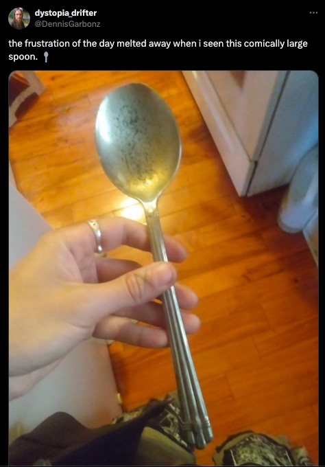 Where Did The Comically Large Spoon Come From?