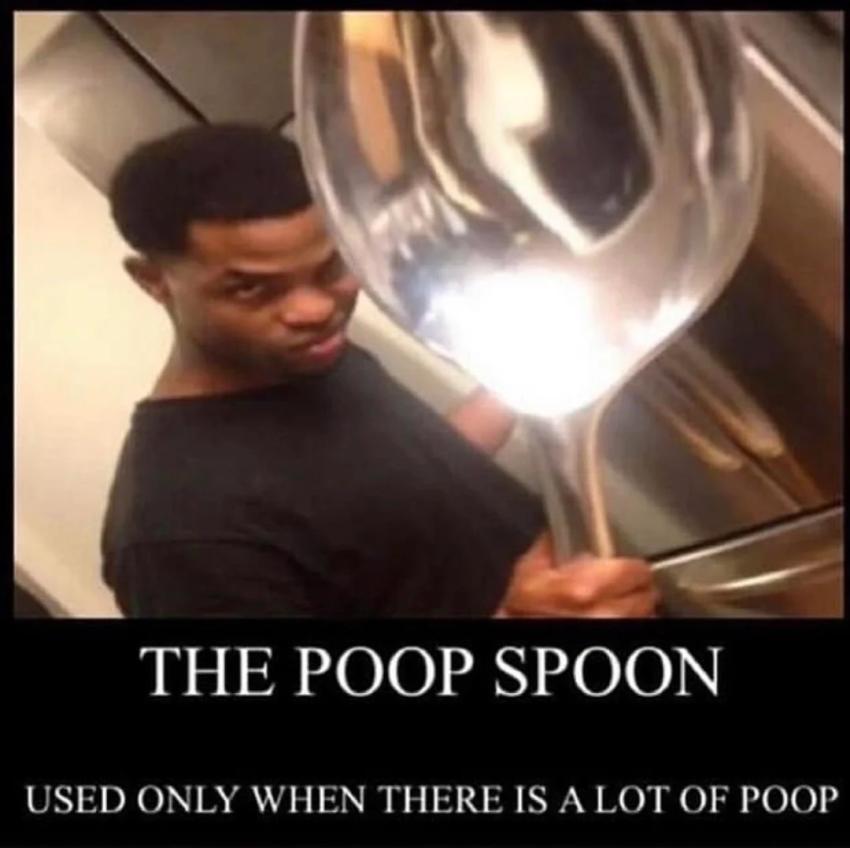 Where Did The Comically Large Spoon Come From?