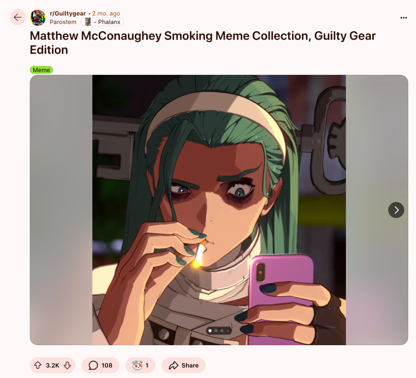 The Matthew McConaughey Smoking Meme: A History