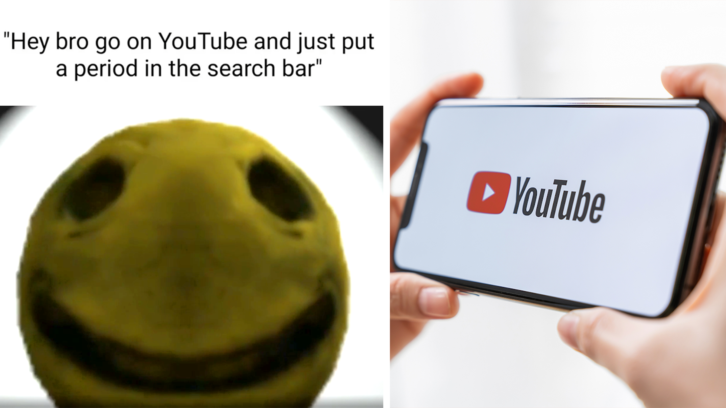 The 'Full Stop Punctuation' AKA 'Typing "." Into YouTube' Glitch, Explained