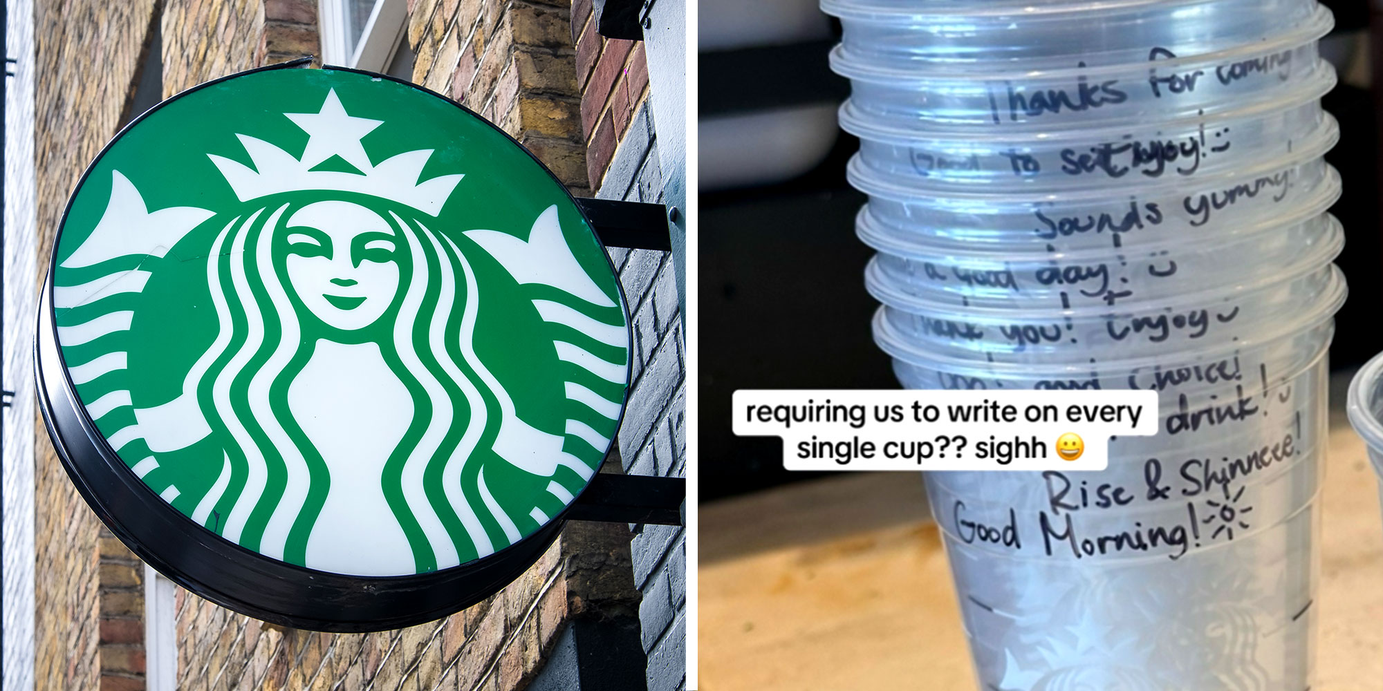 Why Are Starbucks Baristas Writing On Your Cup All of a Sudden?