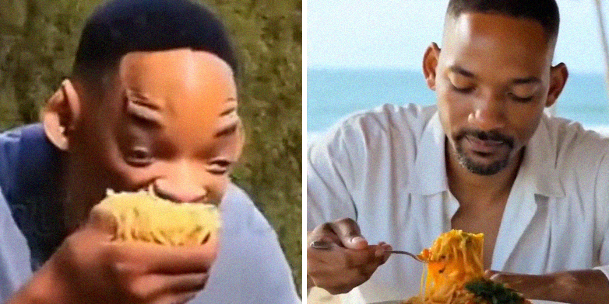 'Will Smith Eating Spaghetti' Is The first AI Benchmark Meme