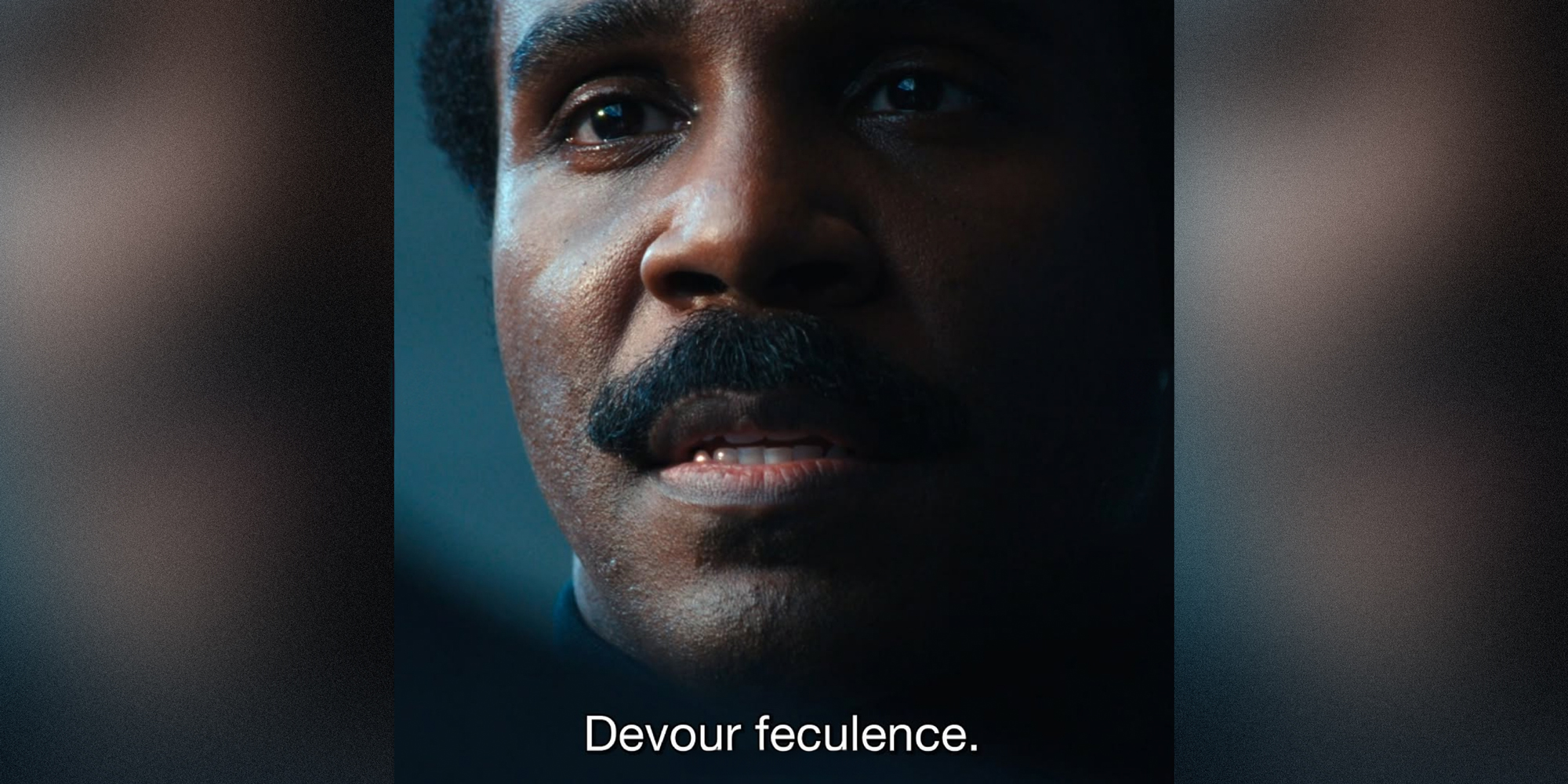 What does 'Devour Feculence' mean and why is it a meme?