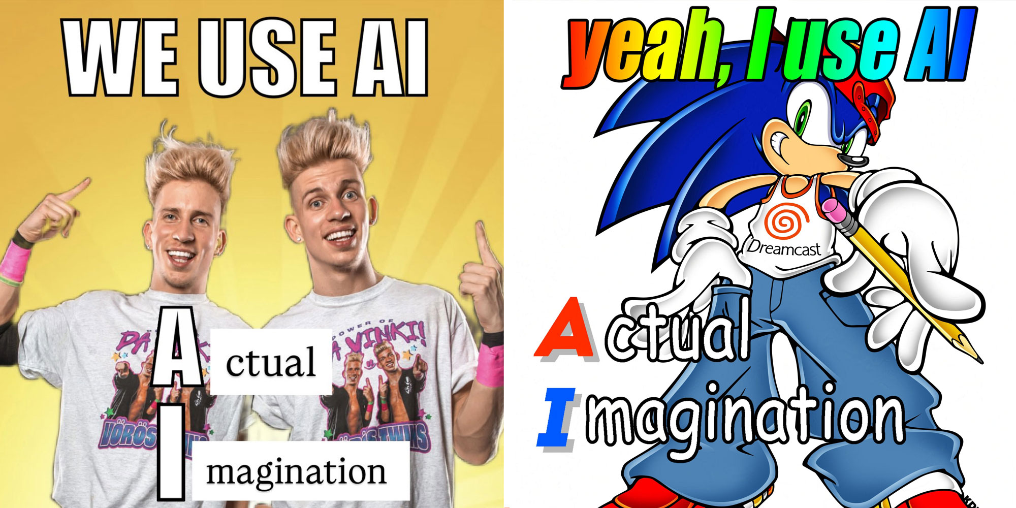 'We use AI: Actual Imagination'—The meme becoming an anti-AI rally cry