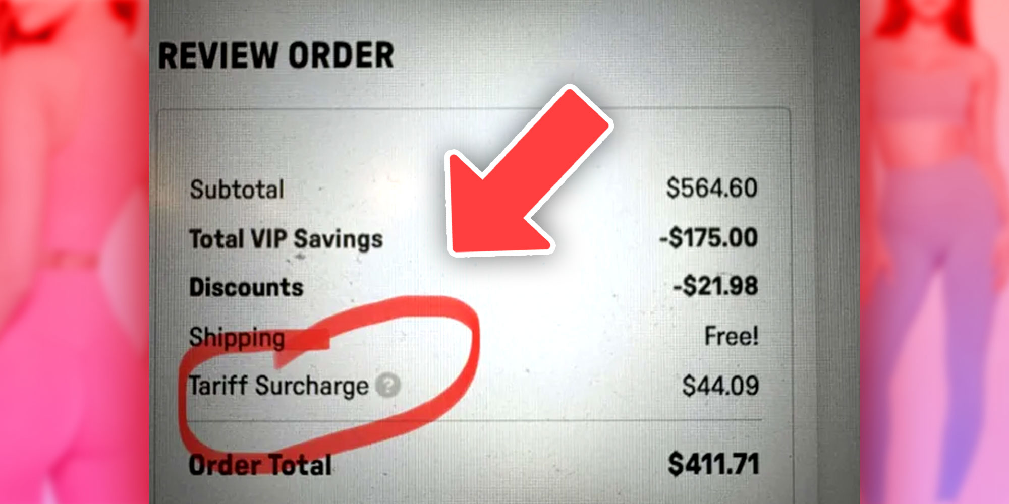 Clothing stores are now adding a 'Tariff Surcharge' line item