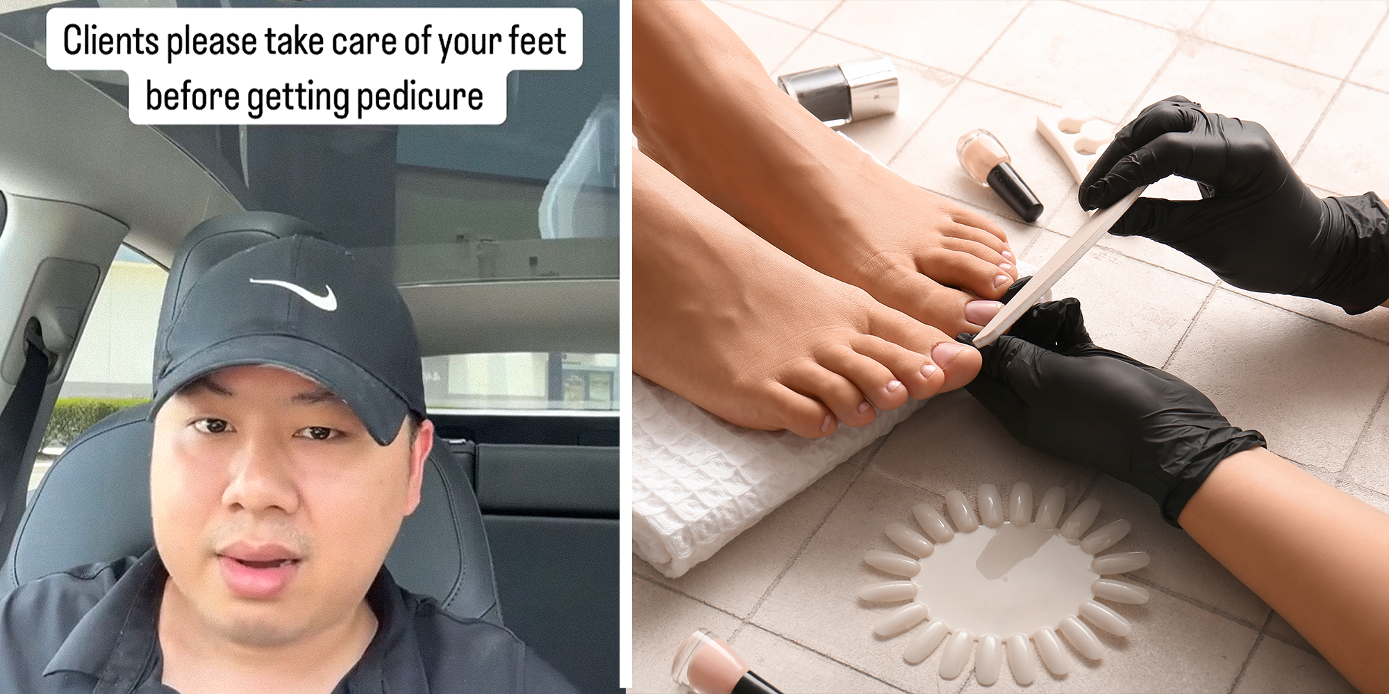 Nail Salon Tech Issues PSA About Customers’ Feet