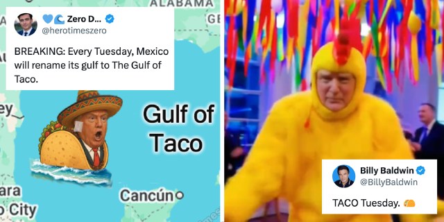 "TACO Tuesday" takes off as internet mocks Trump's tariffs strategy