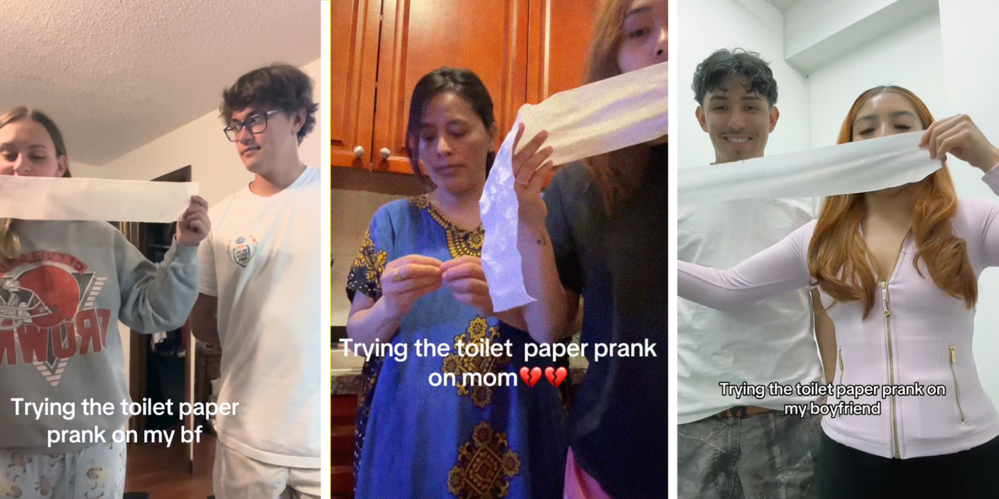 Toilet paper prank goes viral on TikTok as users shove TP in friends ...