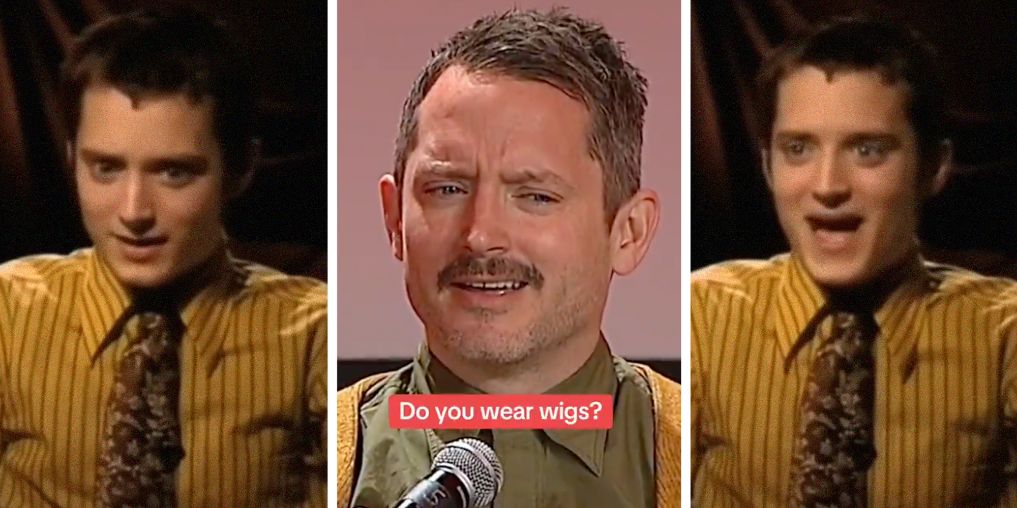 Elijah Wood Addresses "Will You Wear Wigs" Meme