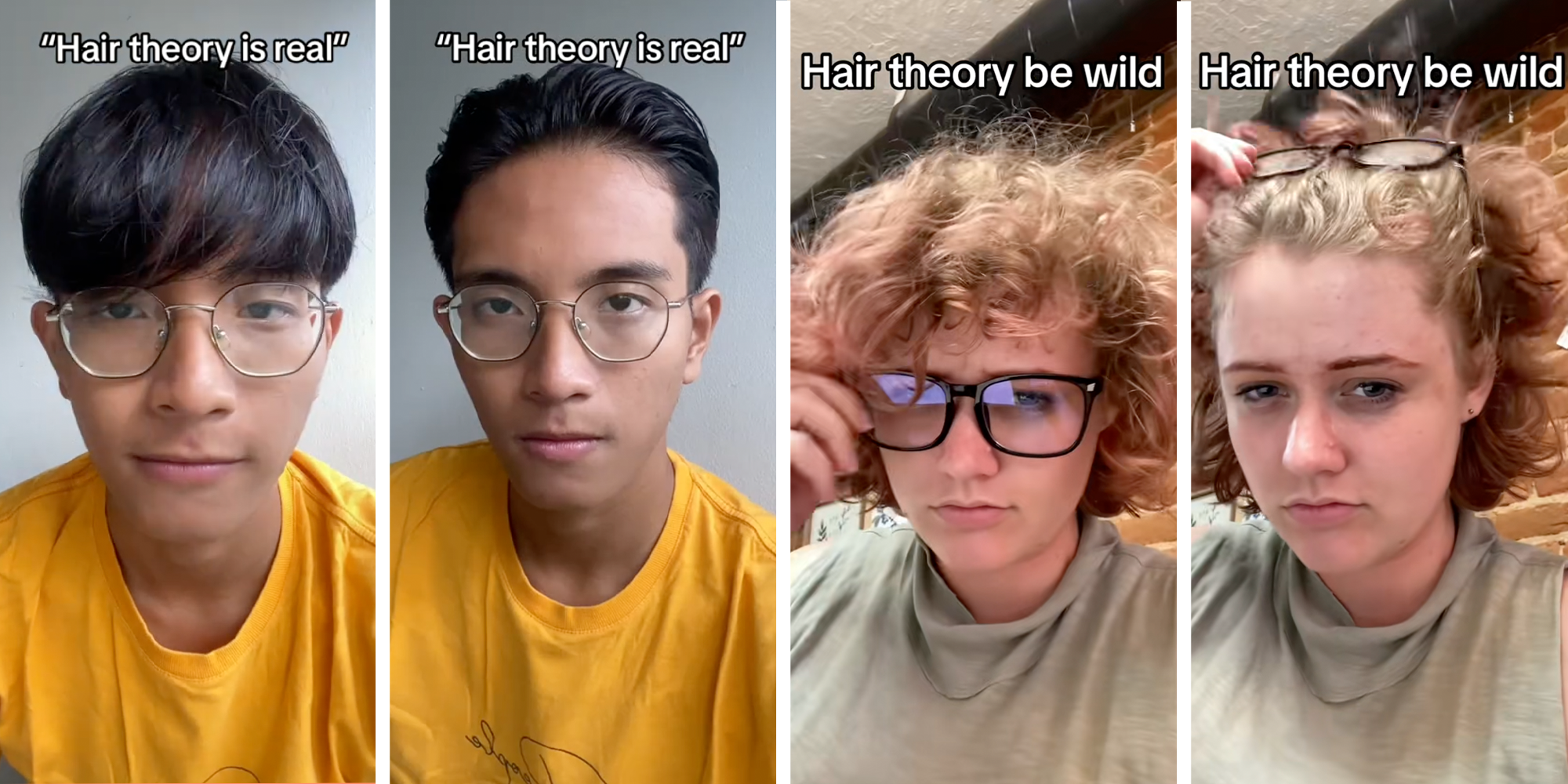 TikTok is reconsidering their looks after discovering "Hair Theory"