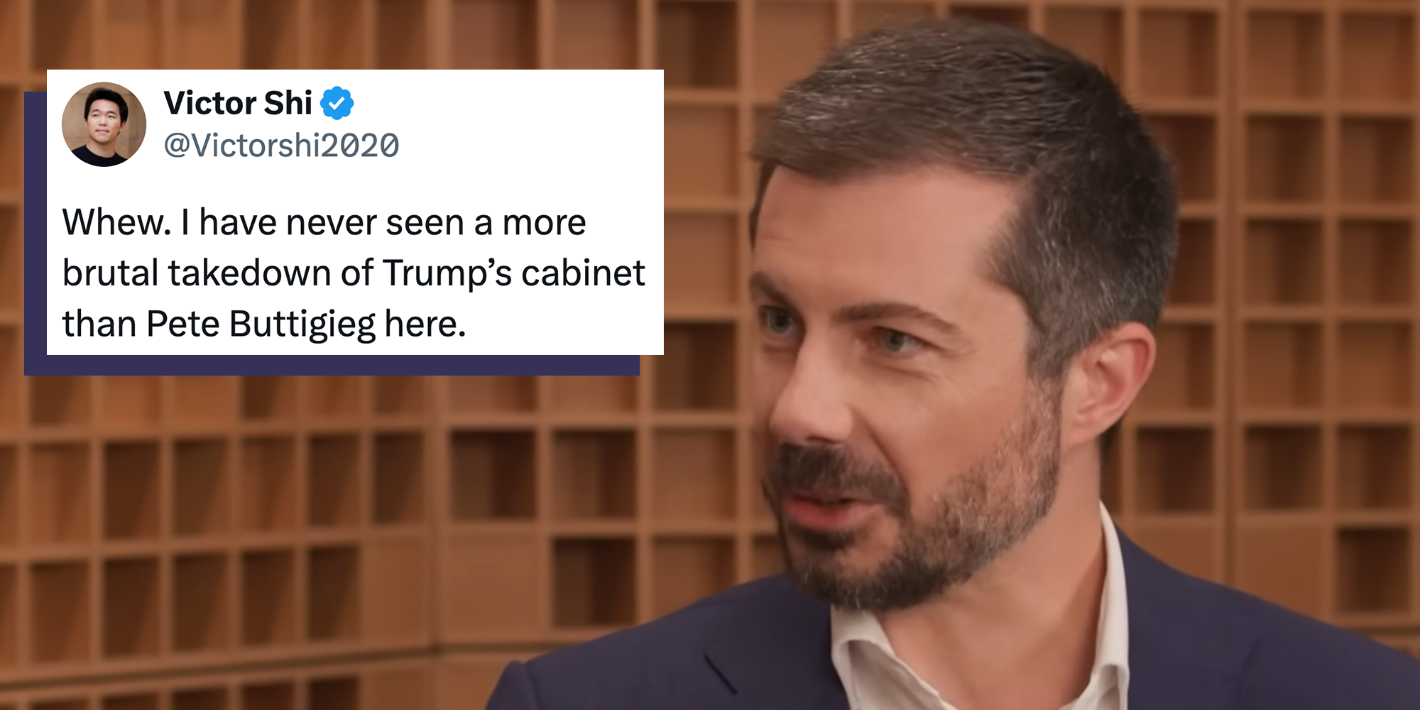 Pete Buttigieg reads Trump's cabinet for filth in viral NPR interview