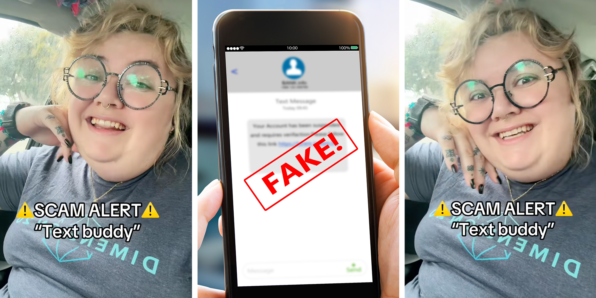 TikToker warns to beware of the 'text buddy' scam