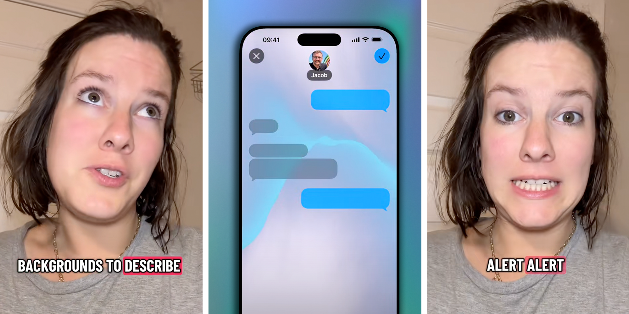 Can Both People See the iOS 26 Texting Background?