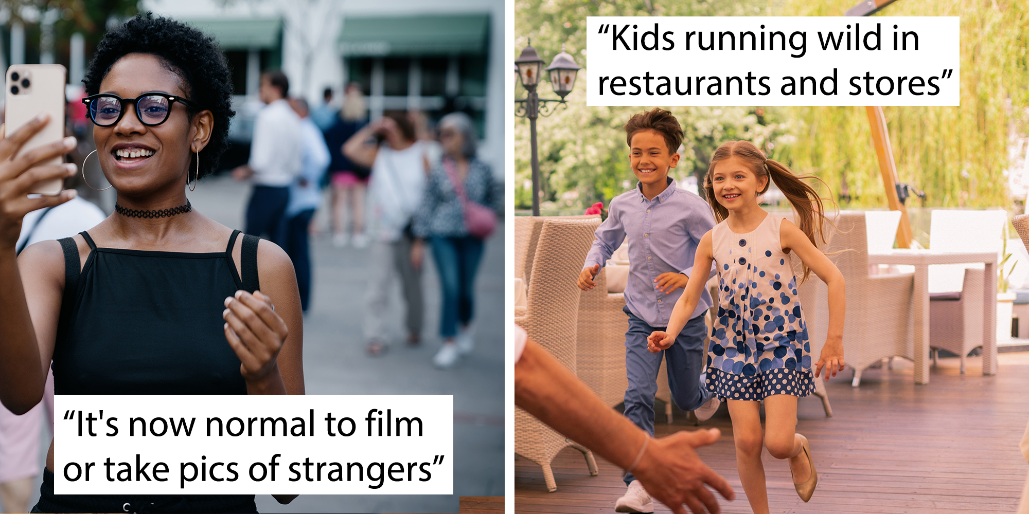 Things that were considered rude 20 years ago, normal today
