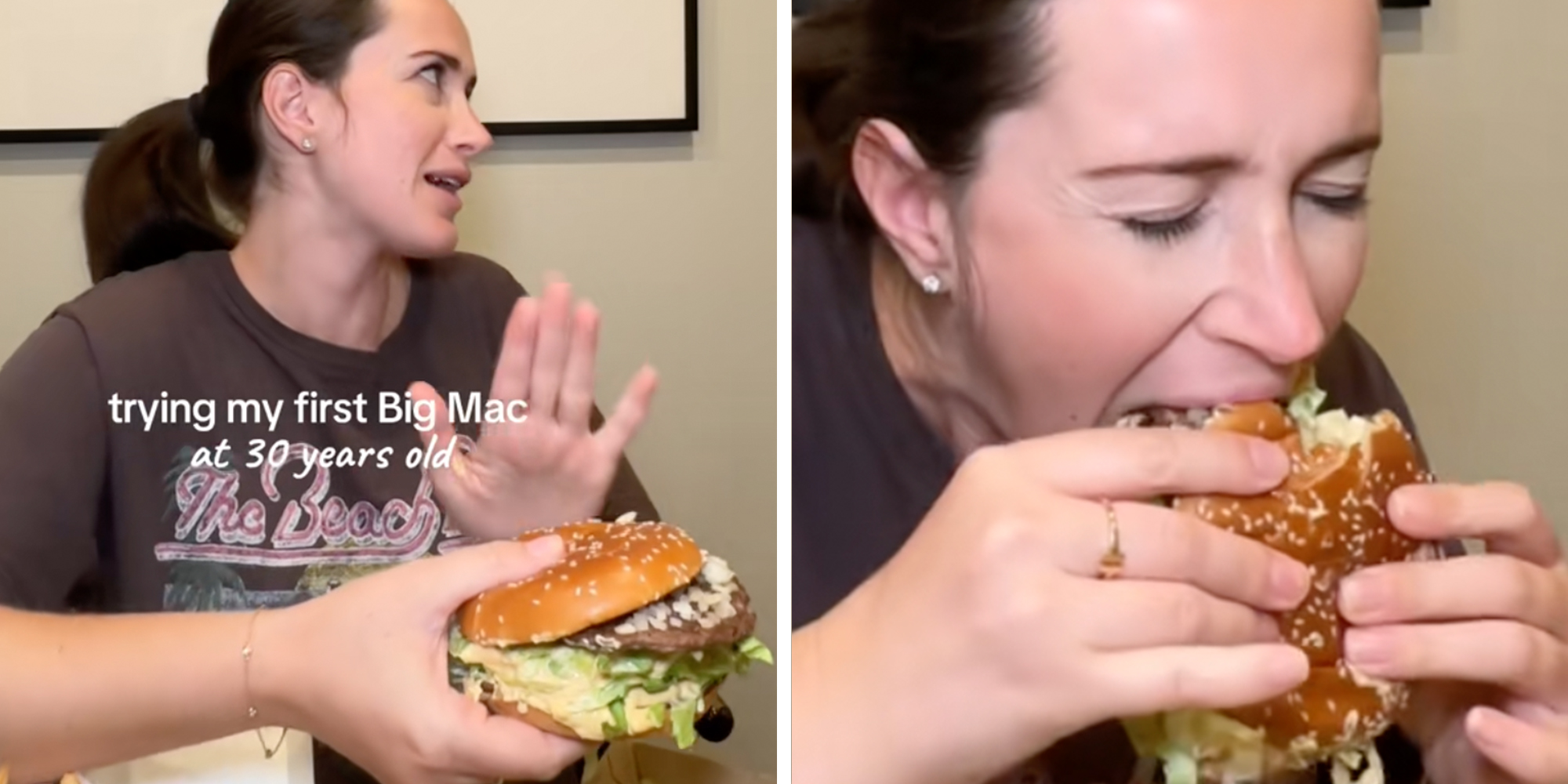 "It tastes synthetic": Woman tries first Big Mac at age 30, triggers ...