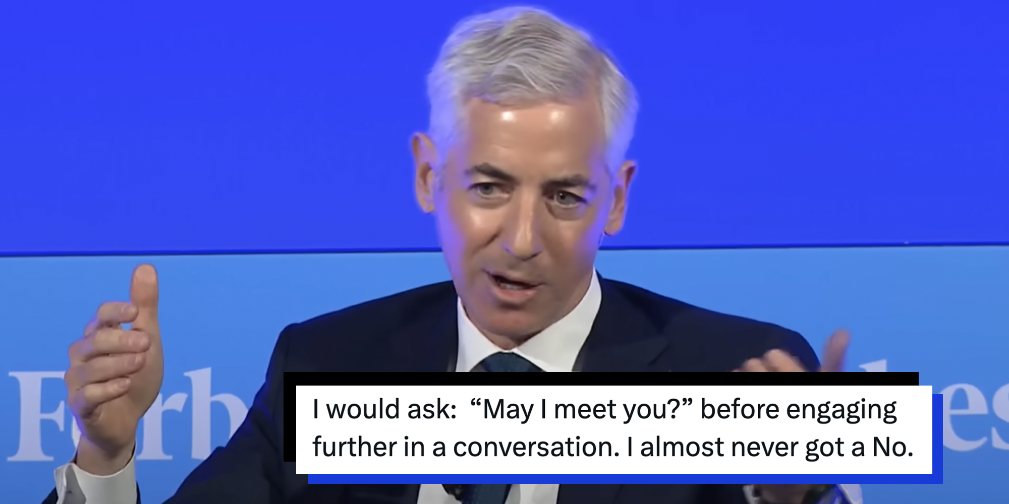 Bill Ackman's "May I Meet You" Dating Advice Becomes A Meme