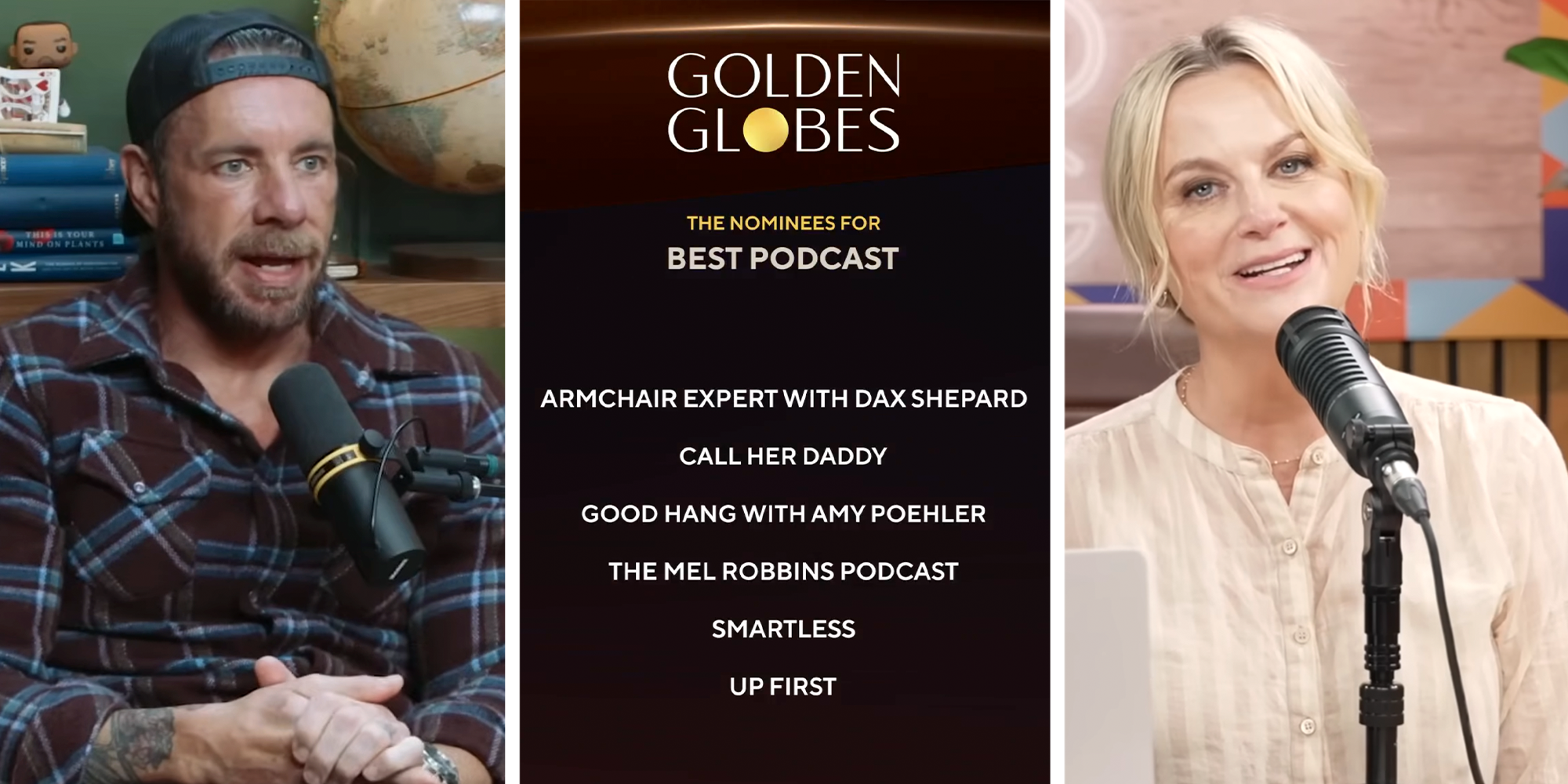 The Internet reacts to the Golden Globes' new podcast category