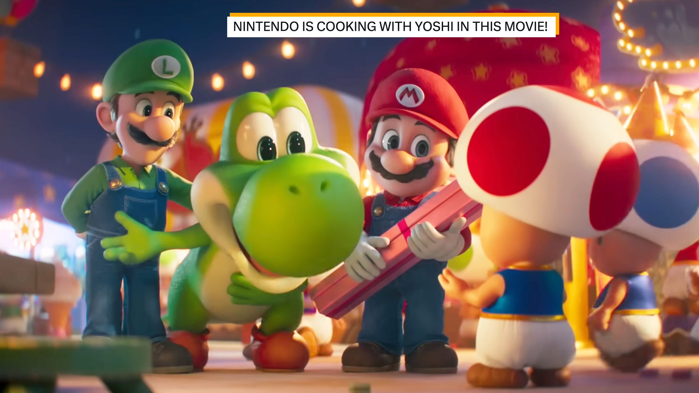 Nintendo released the first look at Yoshi in "The Super Mario Galaxy ...