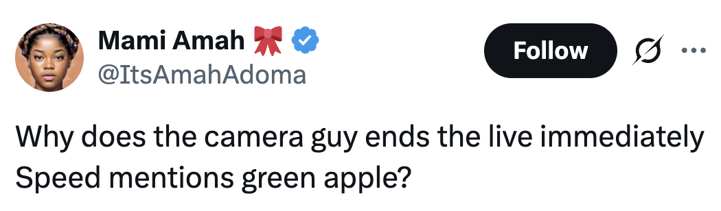 What does "green apple" mean on iShowSpeed streams? Behind the sign-off ...