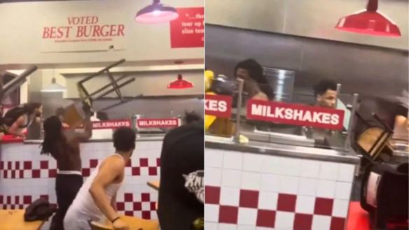 Knicks Fans Attacked a Five Guys Employee Over His Spurs Jersey After ...
