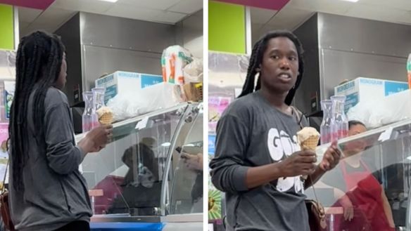 A Woman Built a $50 Ice Cream Order, Claimed She Had No Cash, Asked for ...