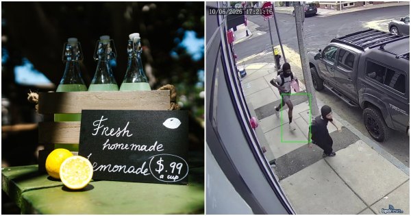 Kids’ Lemonade Stand Robbed at Gunpoint by Masked Teens
