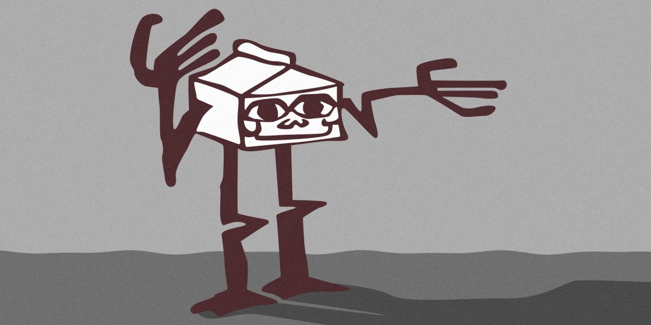Meet Milkwater, the Weird, Old Dairy Mascot Turned Meme