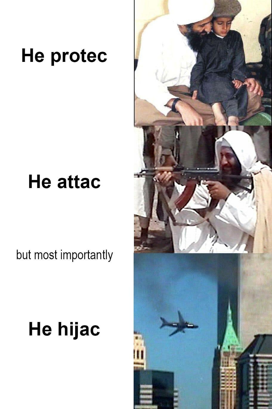 The 'He Protec, But He Attac' Meme is Back