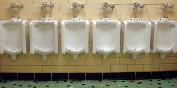 Finally men can pee in peace, thanks to new urinal privacy cape